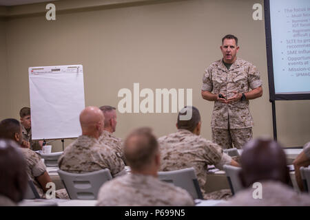 Chief Warrant Officer 5 Vincent Kyzer, the 1st Marine Division gunner ...