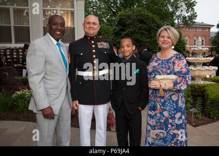 Carlton W. Kent, 16th Sergeant Major of the U.S. Marine Corps, speaks ...