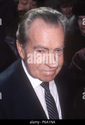 Richard Nixon 1990 Photo By Adam Scull/PHOTOlink.net /MediaPunch Stock ...
