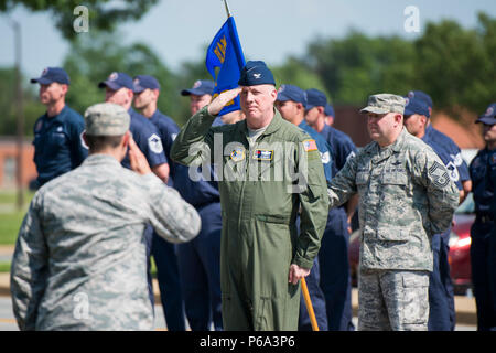 Col. Christopher ‘Al’ Smith, 89th Operations Group commander, waits for ...