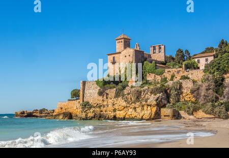 Spain, Catalonia, Tarragona Province, Tamariu Castle Stock Photo - Alamy