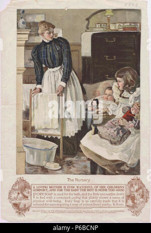 1898 Ivory Snow Ad by Alice Barber Stephens Stock Photo - Alamy