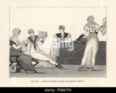 Directoire dresses. Directoire dresses Stock Photo - Alamy