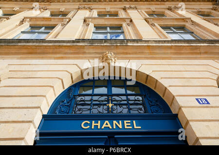 Chanel shop in place Vendome in Paris Stock Photo - Alamy
