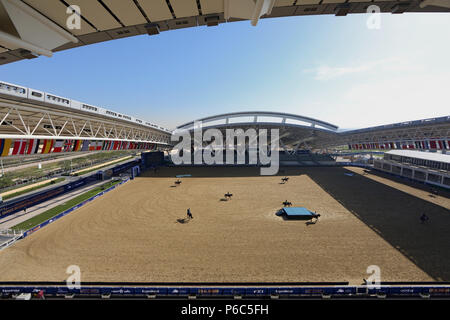 Doha, equestrian stadium Al Shaqab Stock Photo - Alamy
