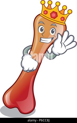 King bone character cartoon mascot Stock Vector Image & Art - Alamy