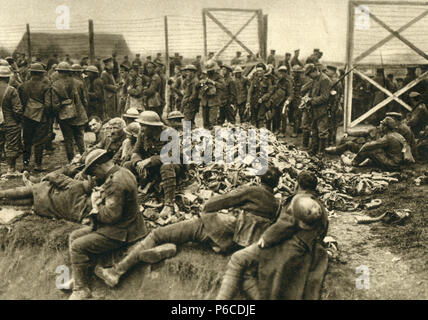 attrition warfare, British soldiers, ww1, wwi, world war one Stock ...