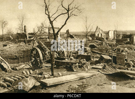 destruction, world war i, battlefield, ww1, wwi, world war one Stock ...