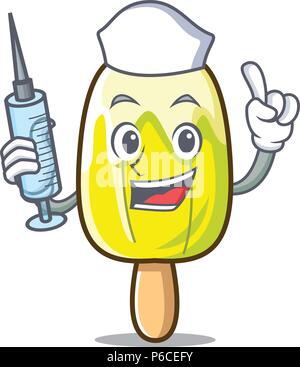 Nurse ice cream character cartoon Stock Vector Image & Art - Alamy