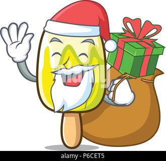 Santa lemon ice cream mascot cartoon Stock Vector Image & Art - Alamy