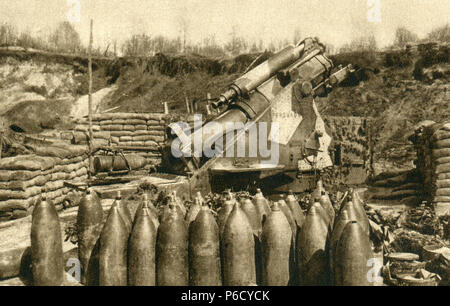 British 6 inch Howitzer, WW1 Stock Photo - Alamy