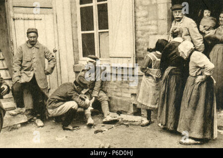 WWI, Wounded Soldier Stock Photo - Alamy