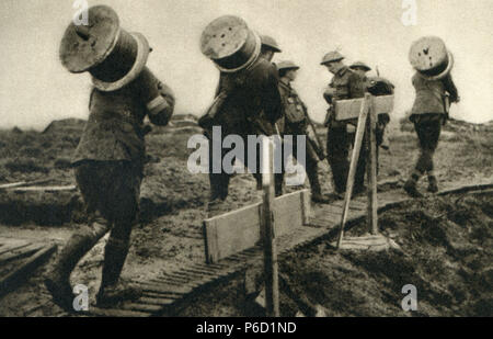 world war i, signals corps, ww1, wwi, world war one Stock Photo - Alamy
