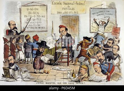 PRIMERA REPUBLICA 1873-1874. ESPAÑA. ALEGORIA ( A LA FRANCESA ) DE LA ...