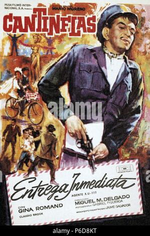 MORENO , MARIO. CANTINFLAS. ACTOR MEXICANO 1911 - 1993. CARTEL DE ...