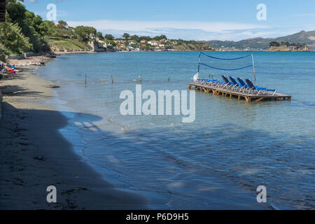 Amazing seascape of koukla beach, Zakynthos island, Greece Stock Photo ...