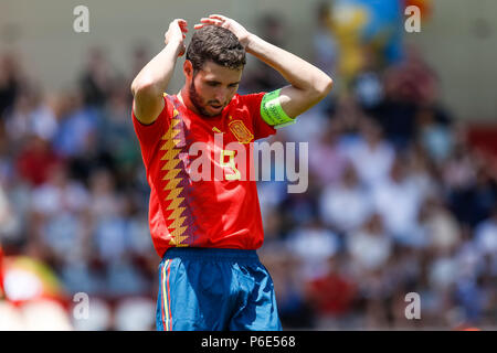 Reus, Tarragona, Spain. 30th June, 2018. Football match between Spain ...