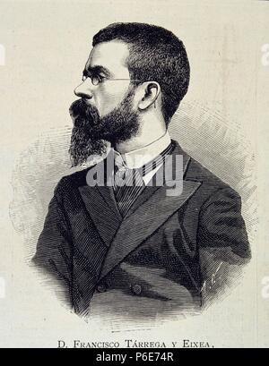 Francisco Tárrega (1852-1909). Compositor y guitarrista español ...