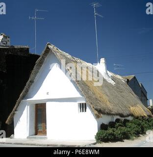 Barraca and Albufera. El Palmar, Valencia province, Comunidad ...