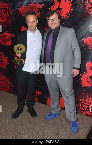 Jake Kasdan and Jack Black attending the 44th Annual Saturn Awards 2018 ...