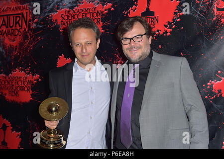 Jake Kasdan and Jack Black attending the 44th Annual Saturn Awards 2018 ...