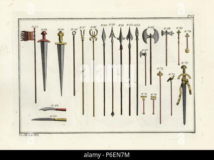 The hilt and handle of an Anglo-Saxon sword Stock Photo - Alamy