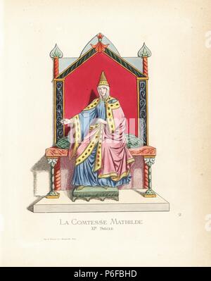 Matilda of Tuscany (From: Vita Mathildis di Donizone di Canossa ...