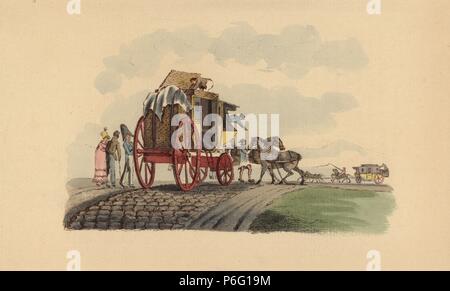 FRENCH DILIGENCE COACH Stock Photo - Alamy