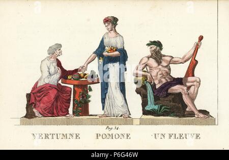 Vertumnus and Pomona-In Roman mythology, Vertumnus is the god of Stock ...