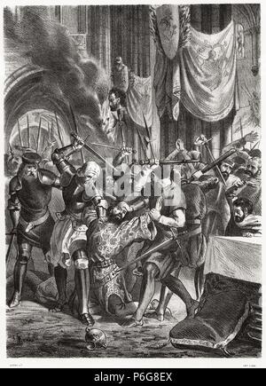 Roger de Flor (1266-1305). Italian military and condottiere. Death of ...