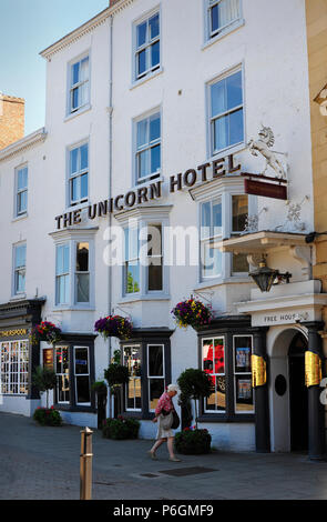 The Unicorn Hotel, Market place, Ripon, North Yorkshire, England, UK ...