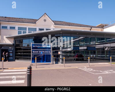 Main entrance to Leighton hospital in Crewe Cheshire UK Stock Photo - Alamy