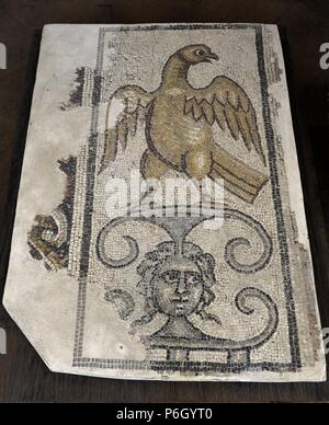 The Medusa mosaic floor (of the Roman Era) at the Archaeological Museum ...