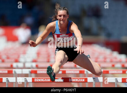 Great Britain's Jade O'Dowda in group A of the high jump portion of the ...