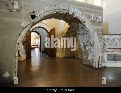 Hisham's Palace. 8th century AD. Khirbat al-Mafjar, near Jericho. Was ...