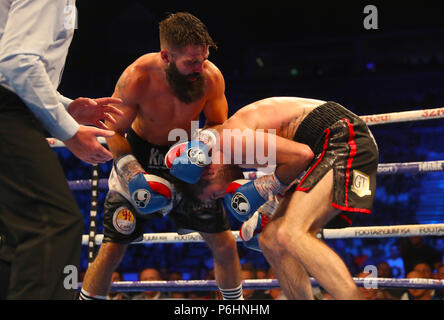 Declan Geraghty (right) and Jono Carroll during the IBF ...
