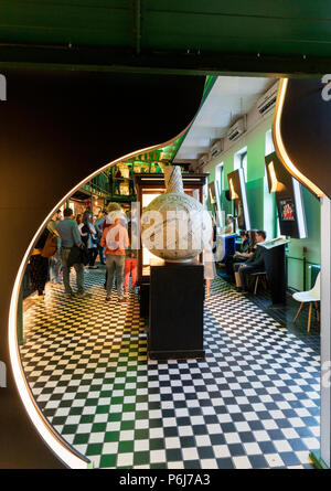 Museum in Zwack Unicum Liquor Company in Budapest. Unicum is known as ...
