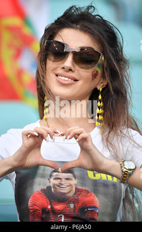 Sochi, Russia. 30th June, 2018. Fußball: Football World Cup, Uruguay vs ...