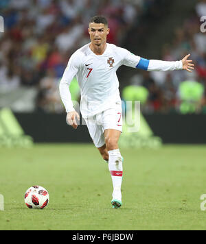 Cristiano Ronaldo during Portugal v Uruguay match of the Fifa World Cup ...