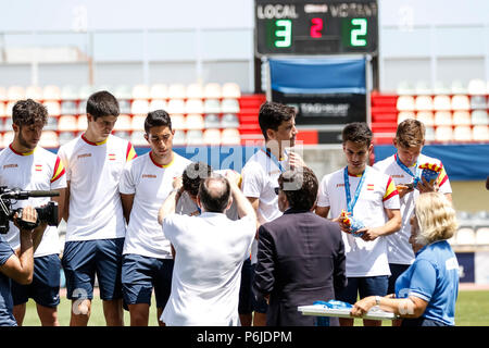 Reus, Tarragona, Spain. 30th June, 2018. Football match between Spain ...