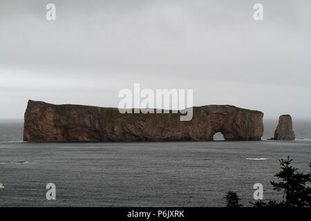Perce Rock is an island and sheer rock formation in the Gulf of Saint ...