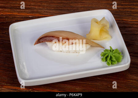 Japanes cold sushi with yellowtail Stock Photo - Alamy