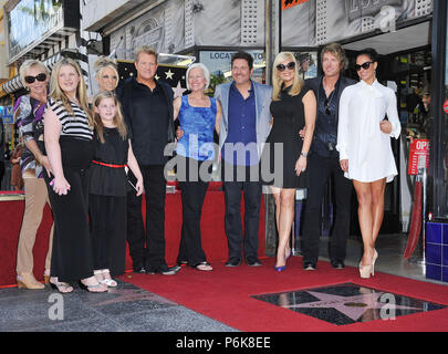 Gary LeVox and his family Rascal Flatts is honored with star on ...