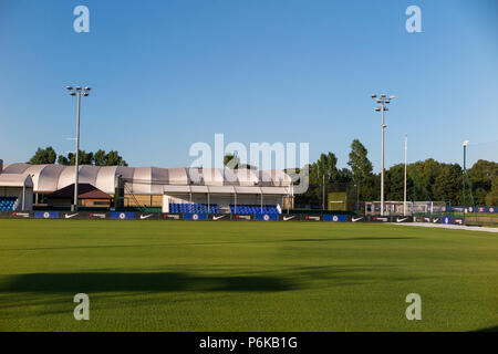 Chelsea Football Club training grounds in Cobham, Surrey, England Stock ...