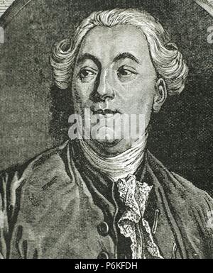 JACQUES NECKER (1732 - 1804), Swiss-born French financier and statesman ...