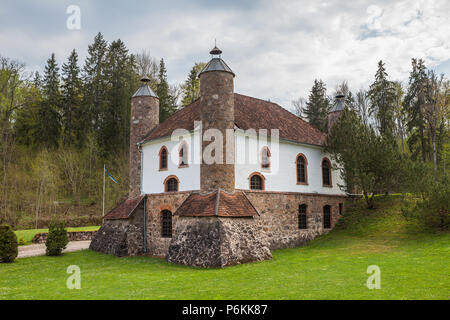 Wine distillery, interesting stone building with big chimneys. Heimtali ...