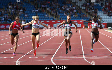 Great Britain's Beth Dobbin (second left) on her way to winning the ...