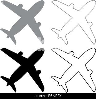 Plane icon, simple style Stock Vector Image & Art - Alamy