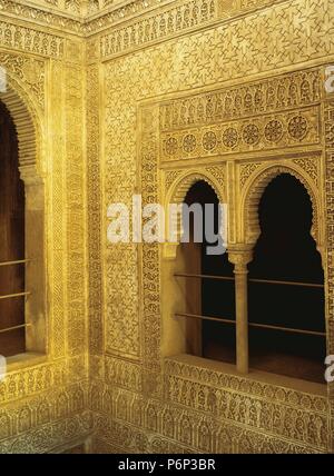 The Alhambra. Moorish. Nasrid dynasty. Tower of the Princesses. Royal ...