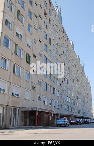 Communist era apartment buildings in Gdansk, Poland. February 30th 2019 ...